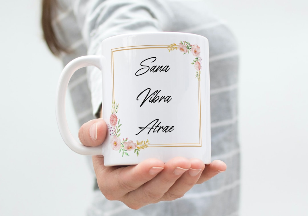 Motivational Mug, Mug With Positive Phrases, Motivational Mug ...