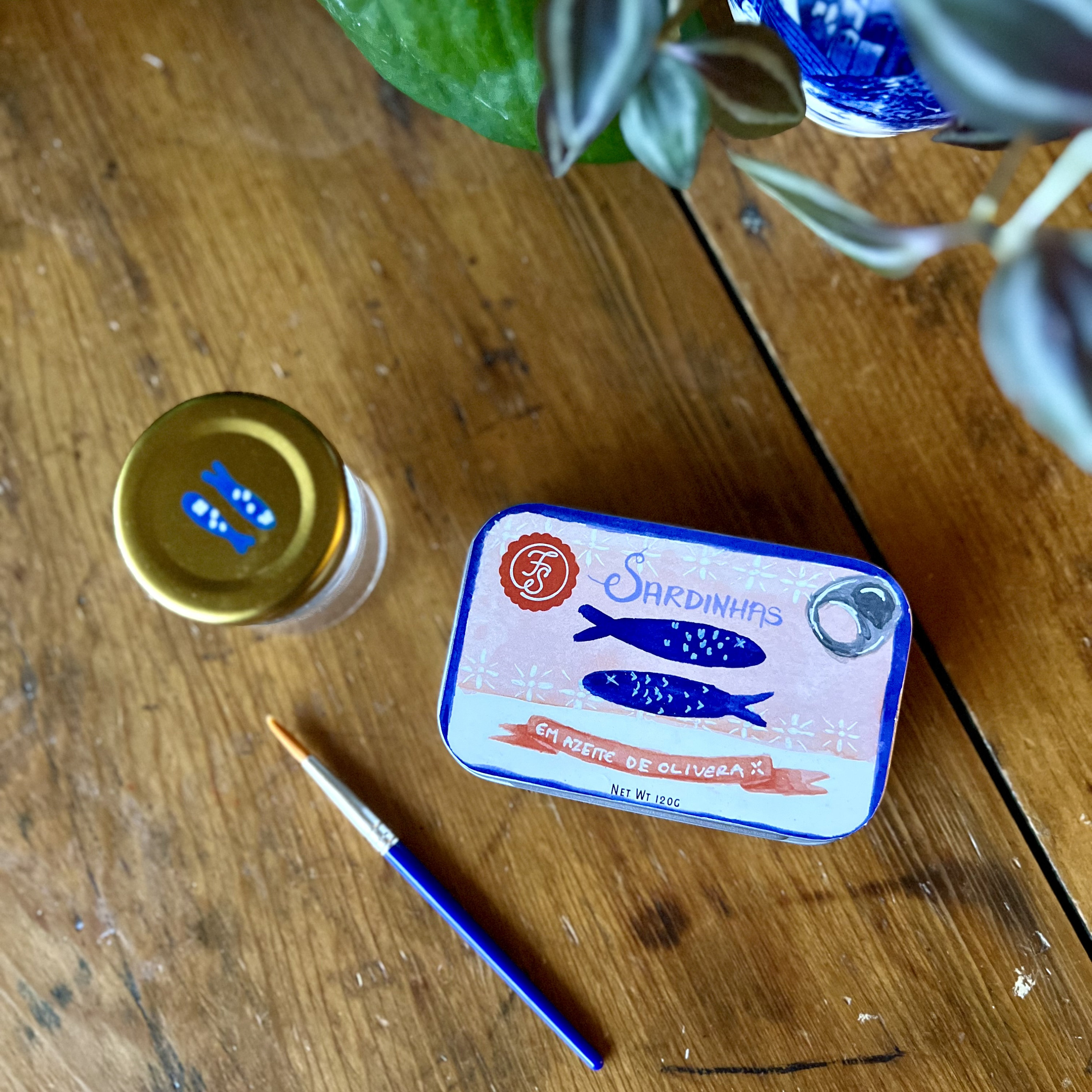 Sardine Tin Watercolor Palette – Portable 9-well Paint Travel Kit - Etsy