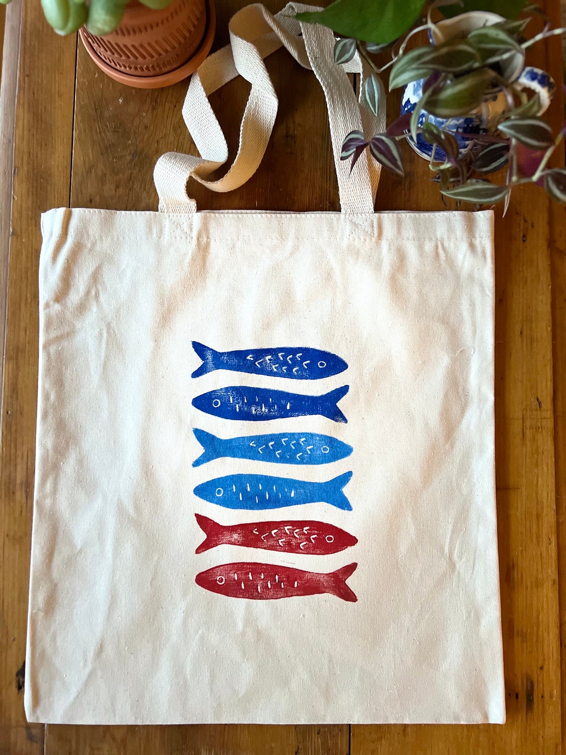 Portuguese Tote Bag - 100% Canvas- Hand Stamped Lino Print Portuguese ...