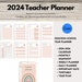 2024 Beginner Teacher Planner Editable Planner Canva Editable Diary for ...
