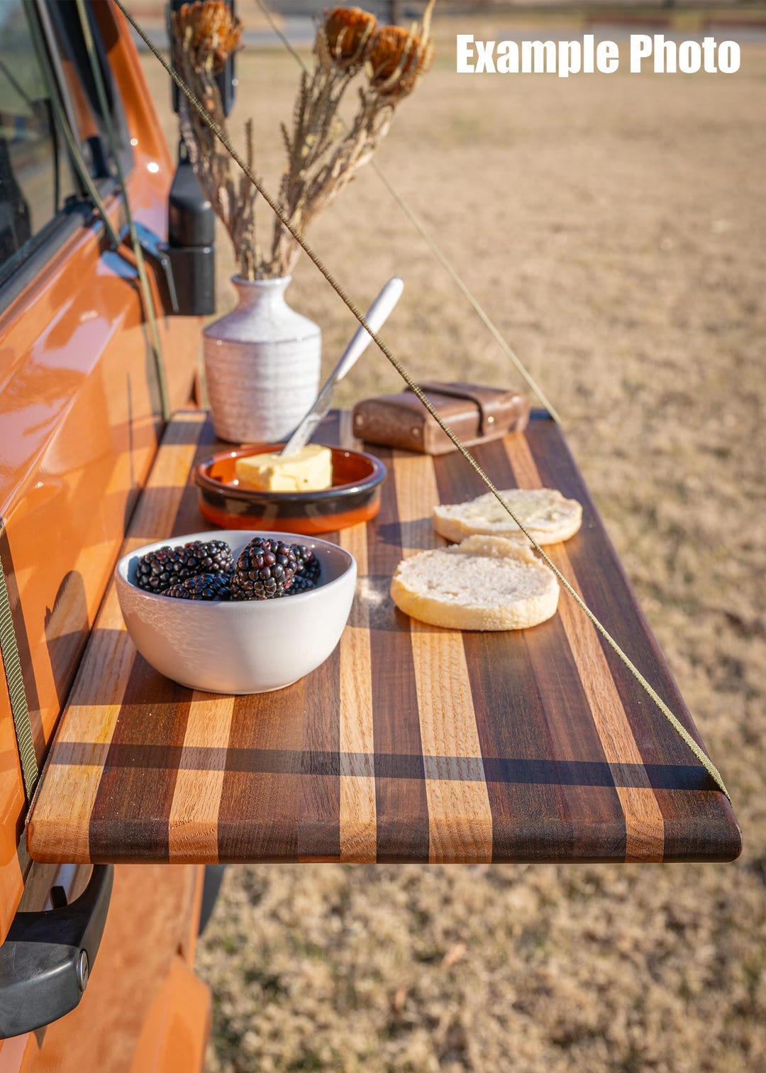 Hardwood Van Shelf & Adjustable Nylon Straps (mixed Woods) - Etsy
