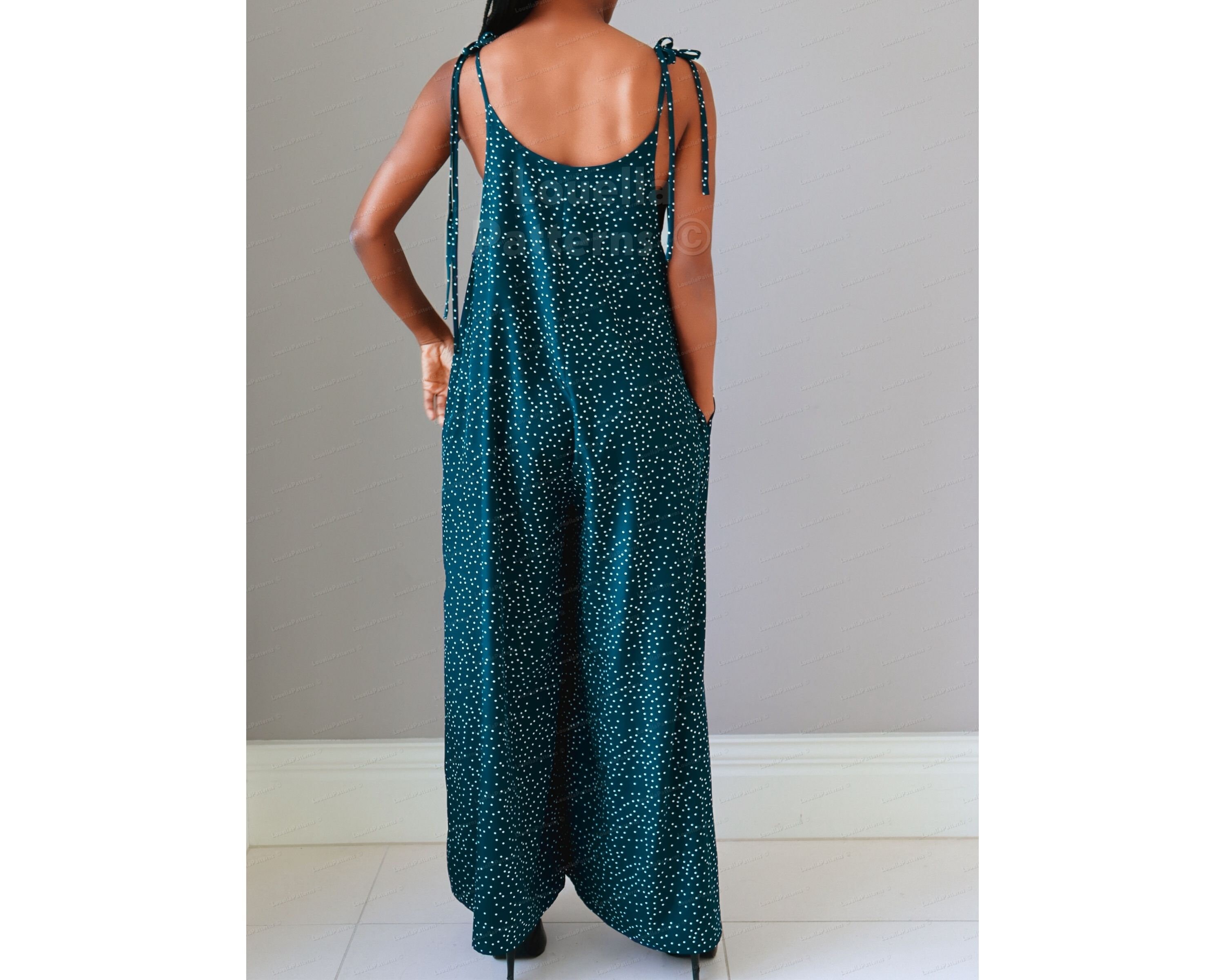 Beginner's Overalls Sewing Pattern for Women Beginner Friendly Women's ...