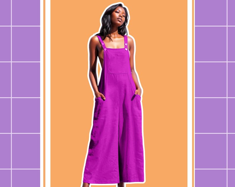 Women's Jumpsuit Sewing Pattern XS-XXL Easy-to-follow PDF Beginner ...