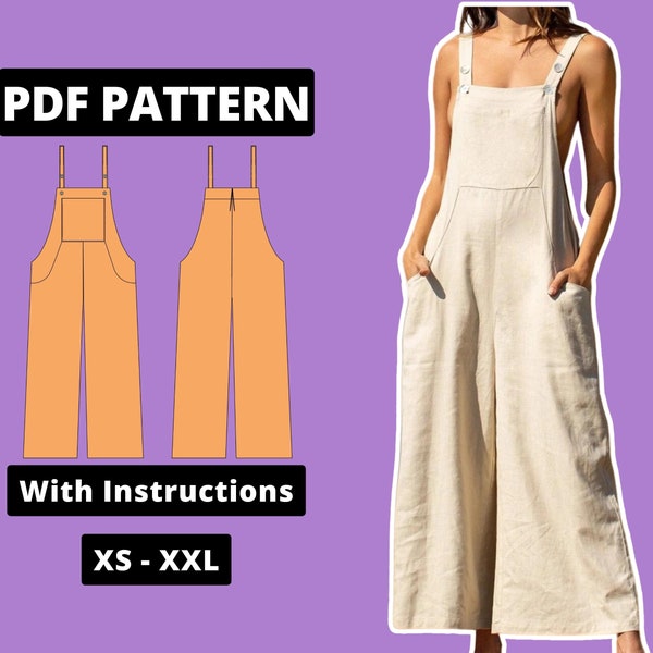 Dungaree Pattern - Etsy UK