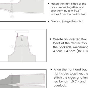 Wide Leg Jumpsuit Sewing Pattern for Women's Jumpsuit Pattern Wide Leg ...