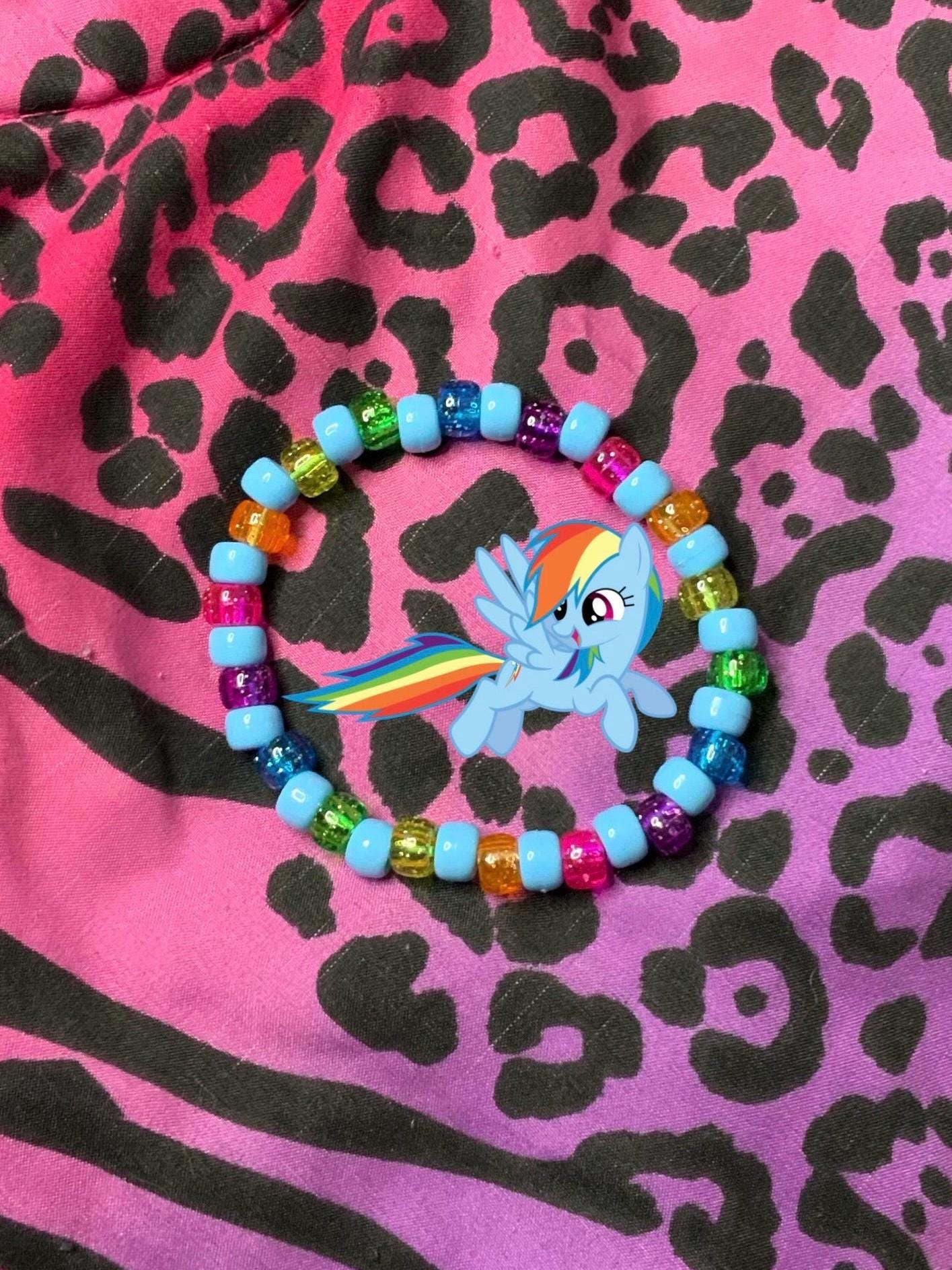 LUVSCENE - MLP My Little Pony Rainbow Dash INSPO Handmade Single Beaded ...