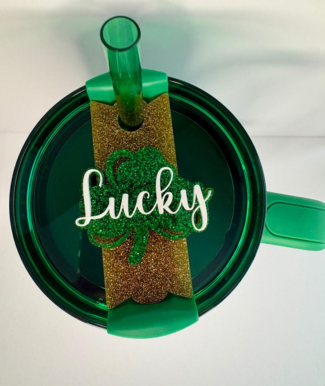 Lucky Shamrock Stanley Cup Topper - Etsy