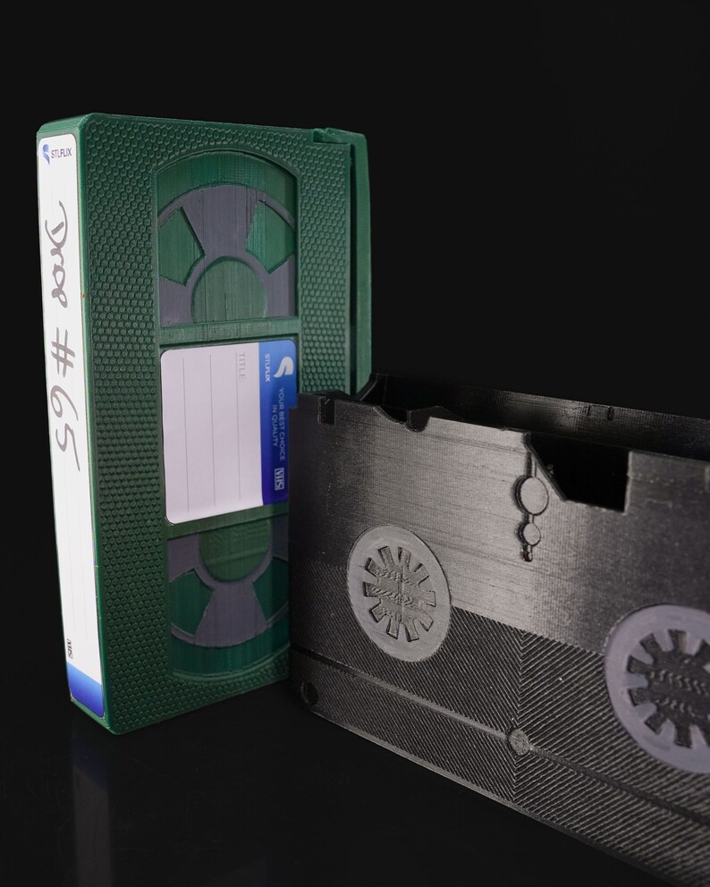 3D Printed VHS Tape Treasure Chest Retro Storage Box for Trinkets ...