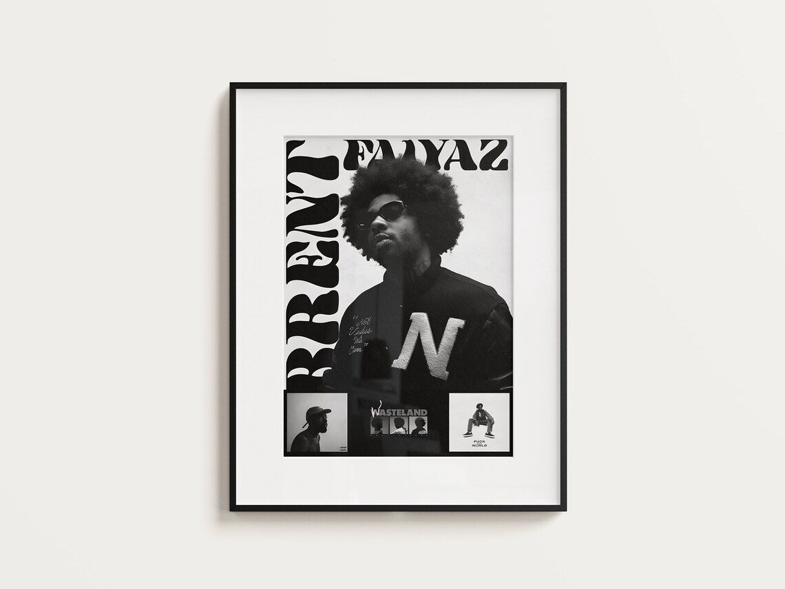 Brent Faiyaz Poster - Etsy