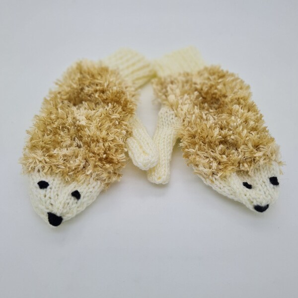 Hedgehog Mittens - Etsy