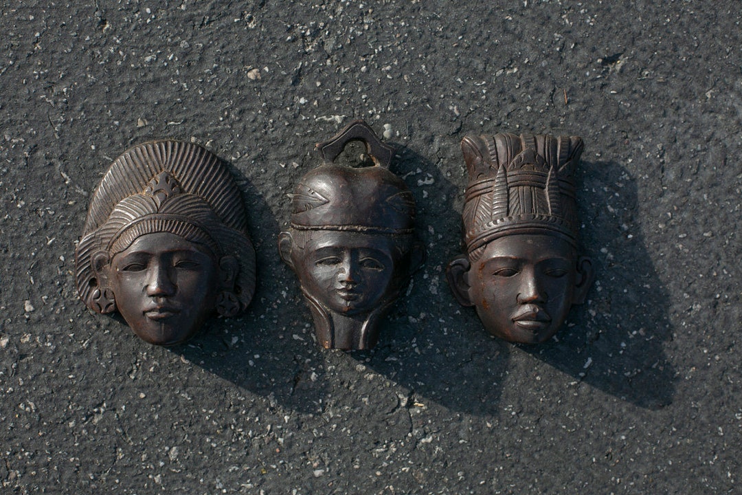 Decorative African Benin FESTAC Mask Art: African Art, Handmade, Home ...