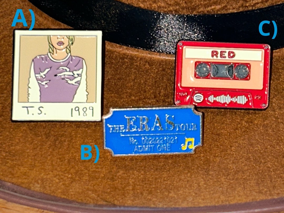 Taylor Swift Era Tour Enamel Pin Merch Swiftie - Etsy