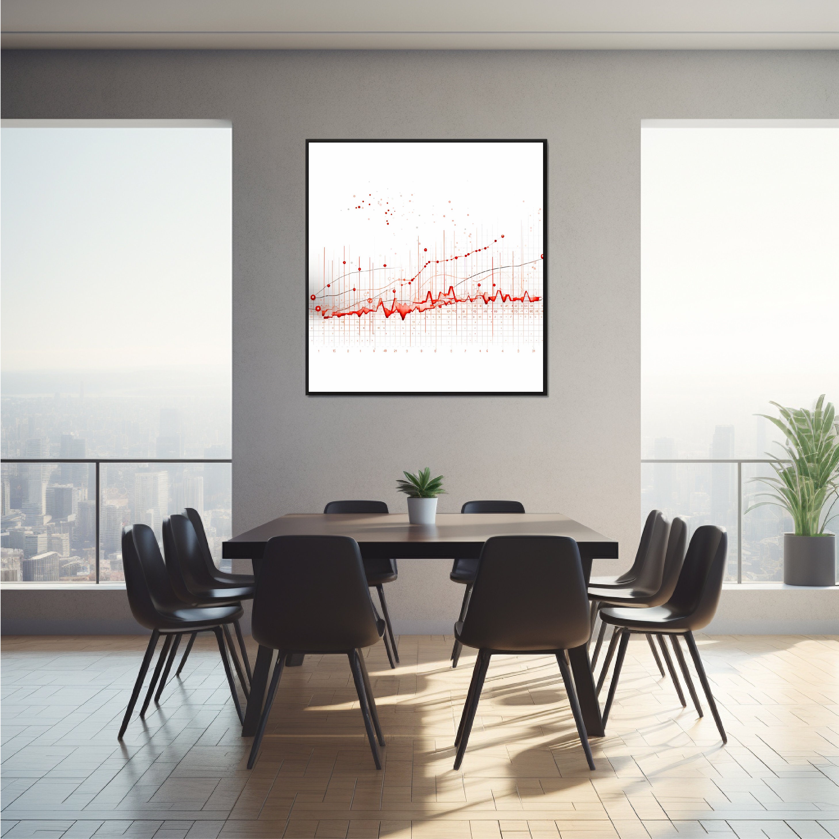 Chic Data Charts, Trendy Minimalist Charts, Stylish Wall Art, Data ...