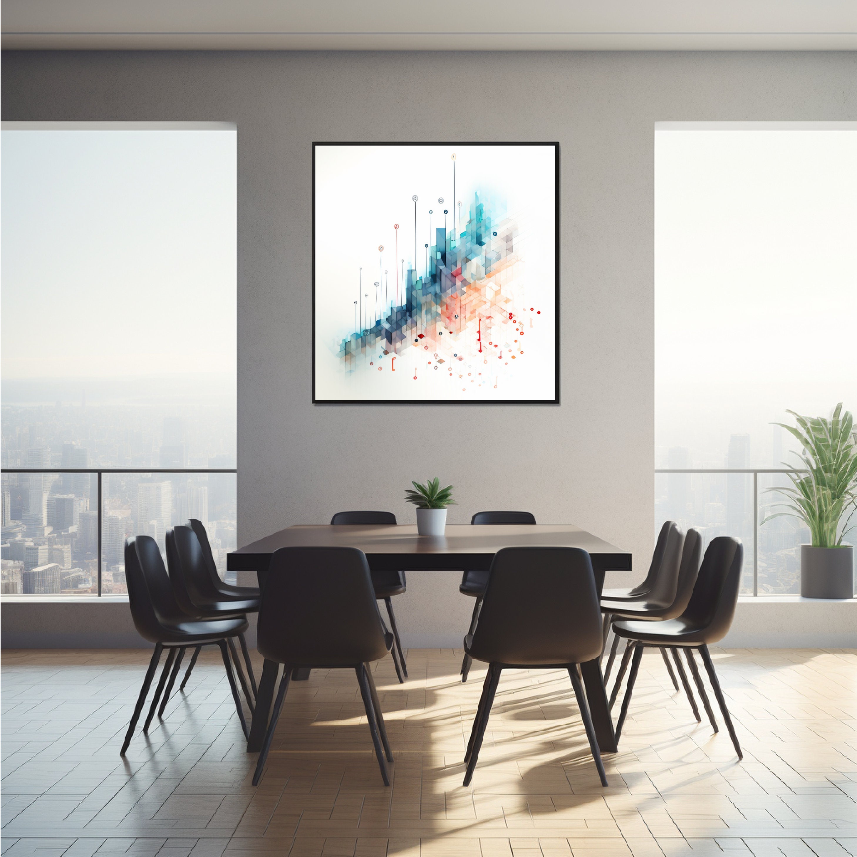 Chic Data Charts, Trendy Minimalist Charts, Stylish Wall Art, Data ...