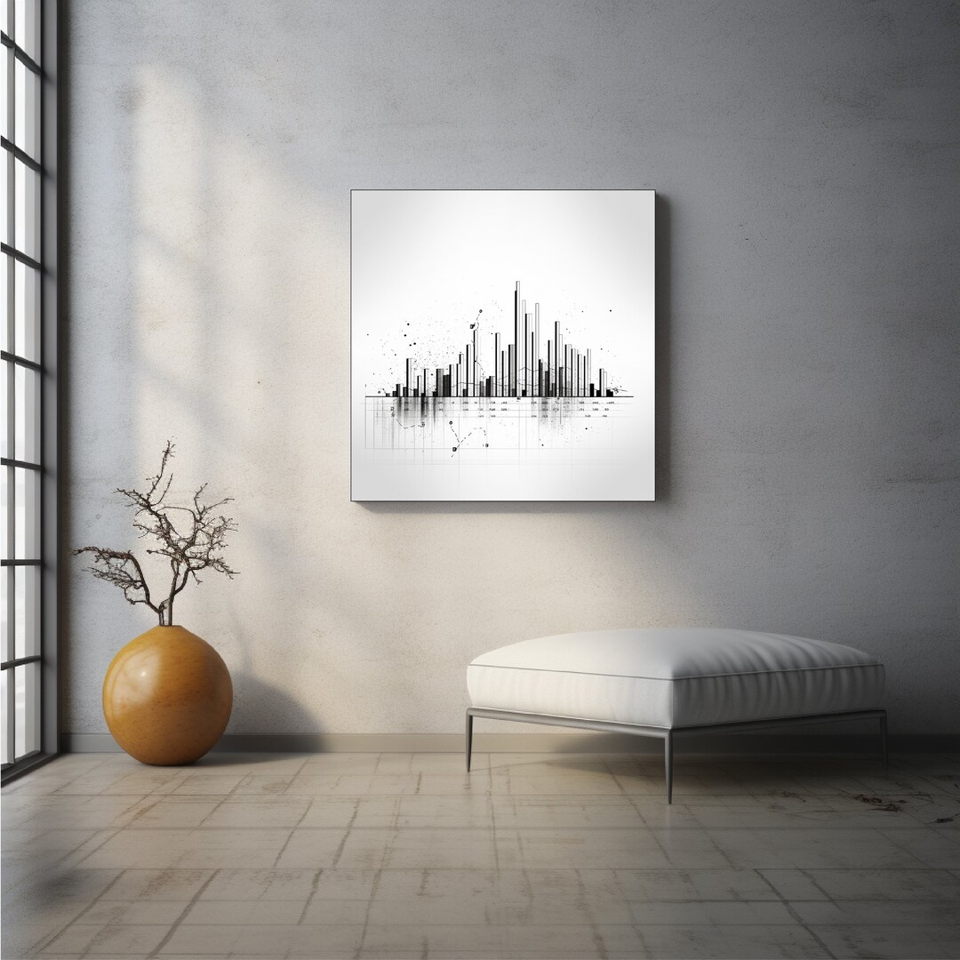 Chic Data Charts, Trendy Minimalist Charts, Stylish Wall Art, Data ...