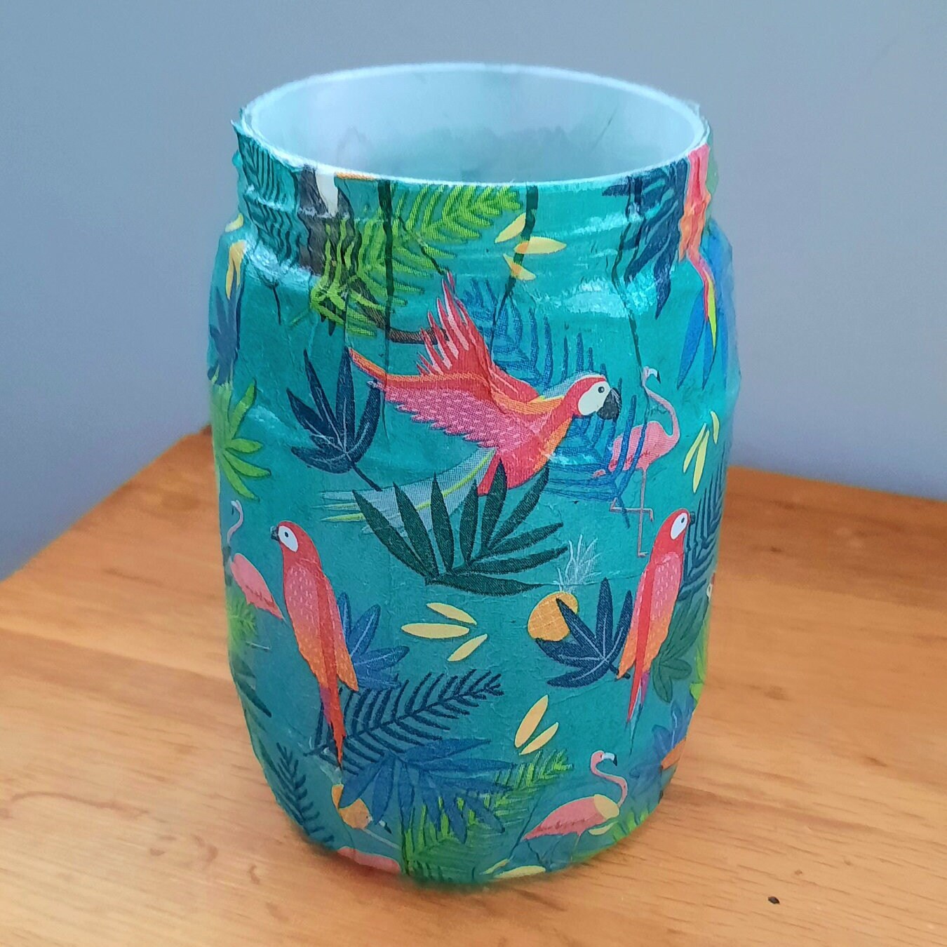 Upcycled Handmade Decoupaged or Decorated Jars - Etsy UK