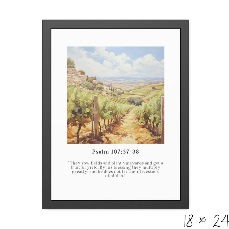 Framed Bible Verse - Etsy