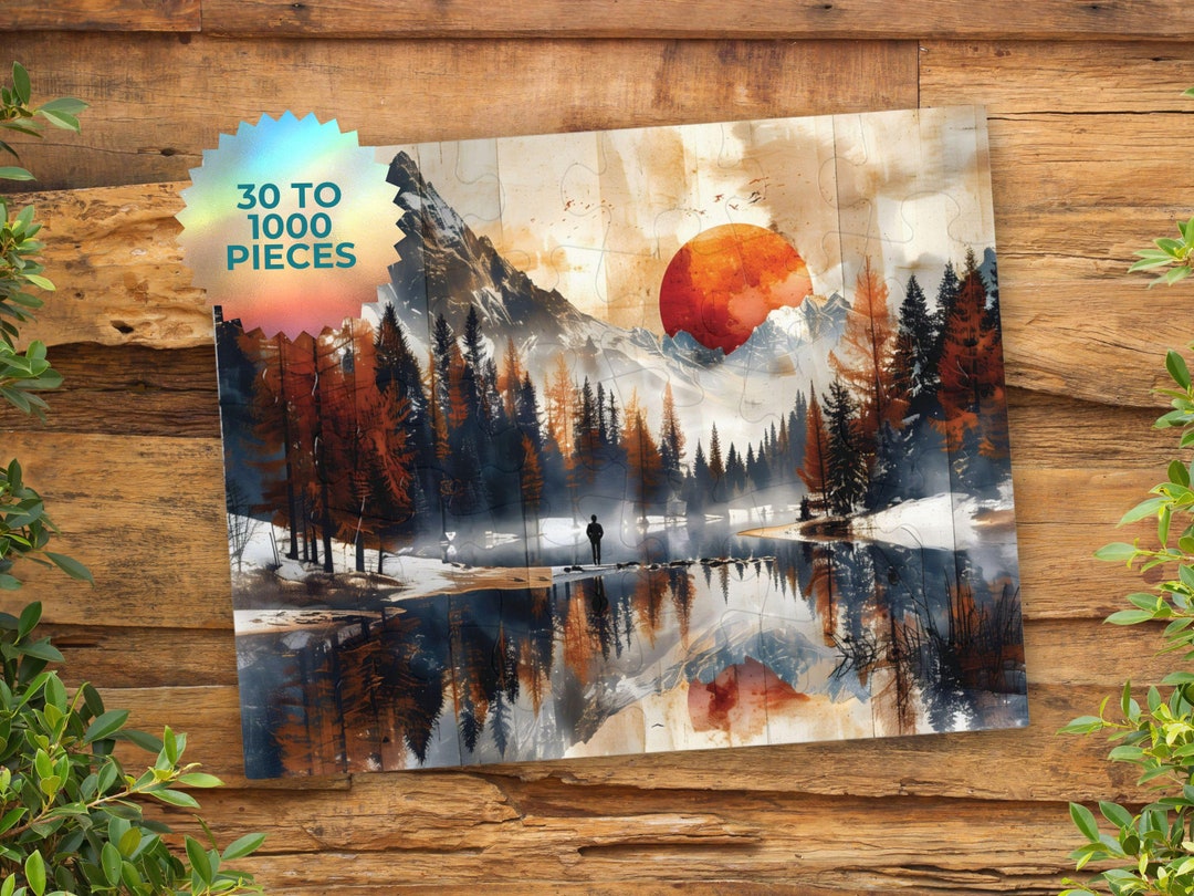 Mountain Adventure Jigsaw Puzzle, Kids and Adult Gift, Birthday ...