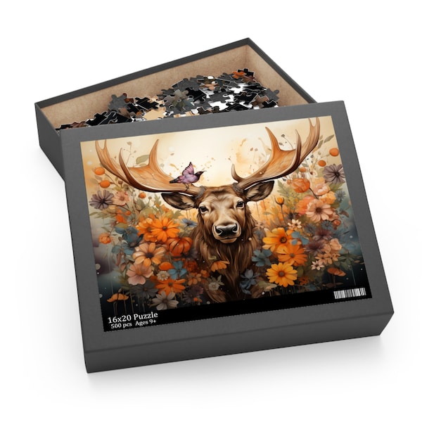 Moose Puzzle - Etsy