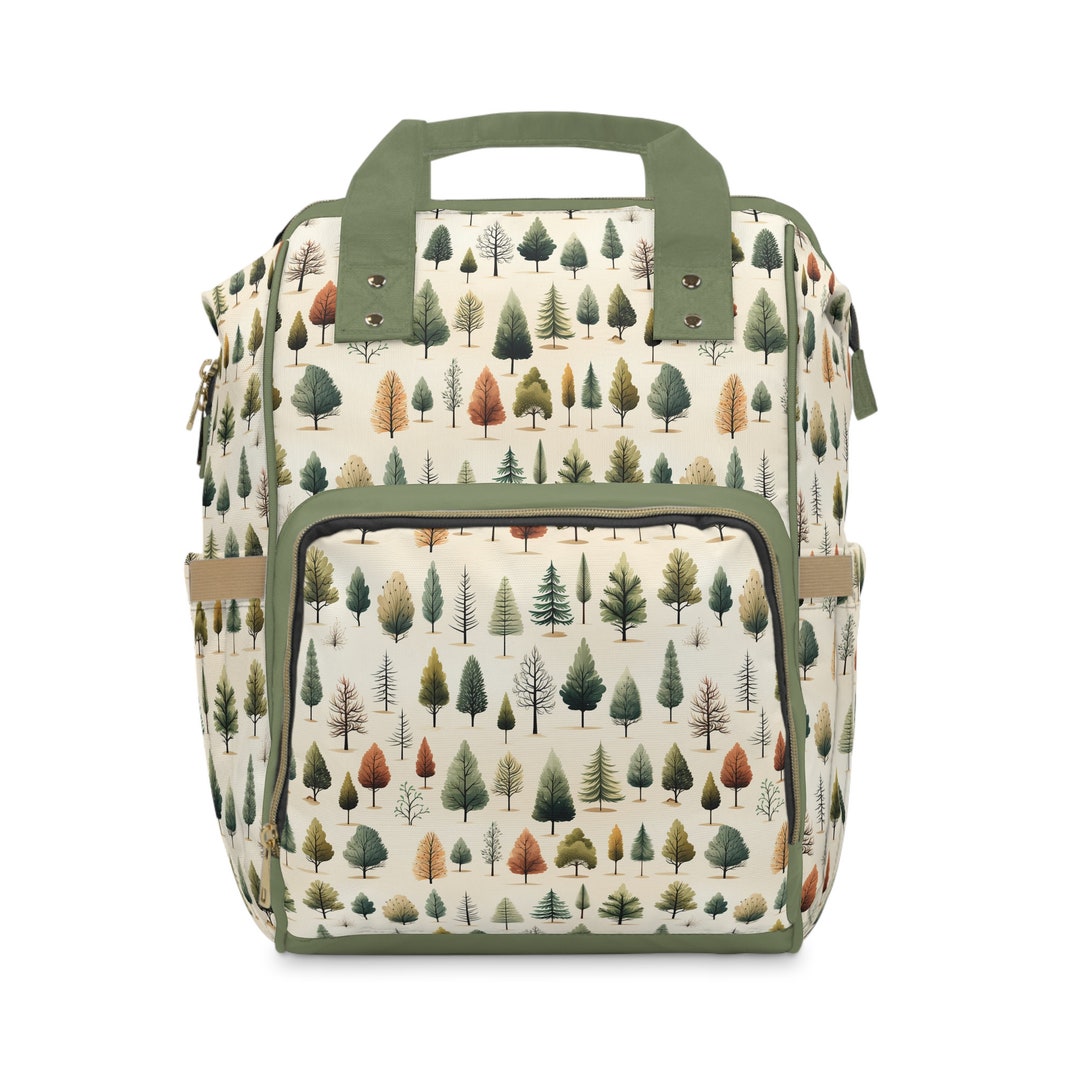 Forest Diaper Backpack Pine Trees Wilderness Newborn Gift for Parents ...