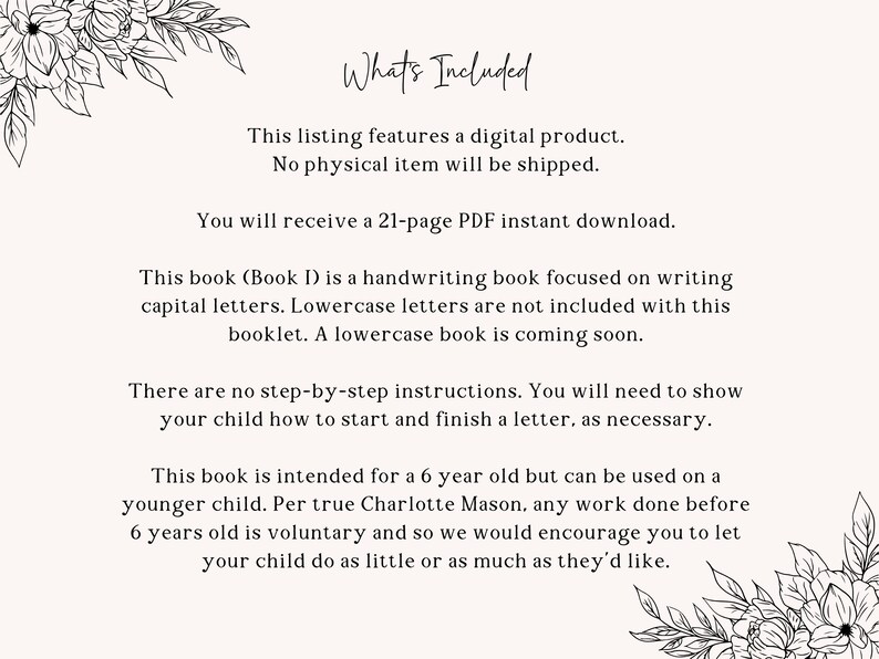 Kids Handwriting Activity for Preschooler Kindergartener Charlotte ...