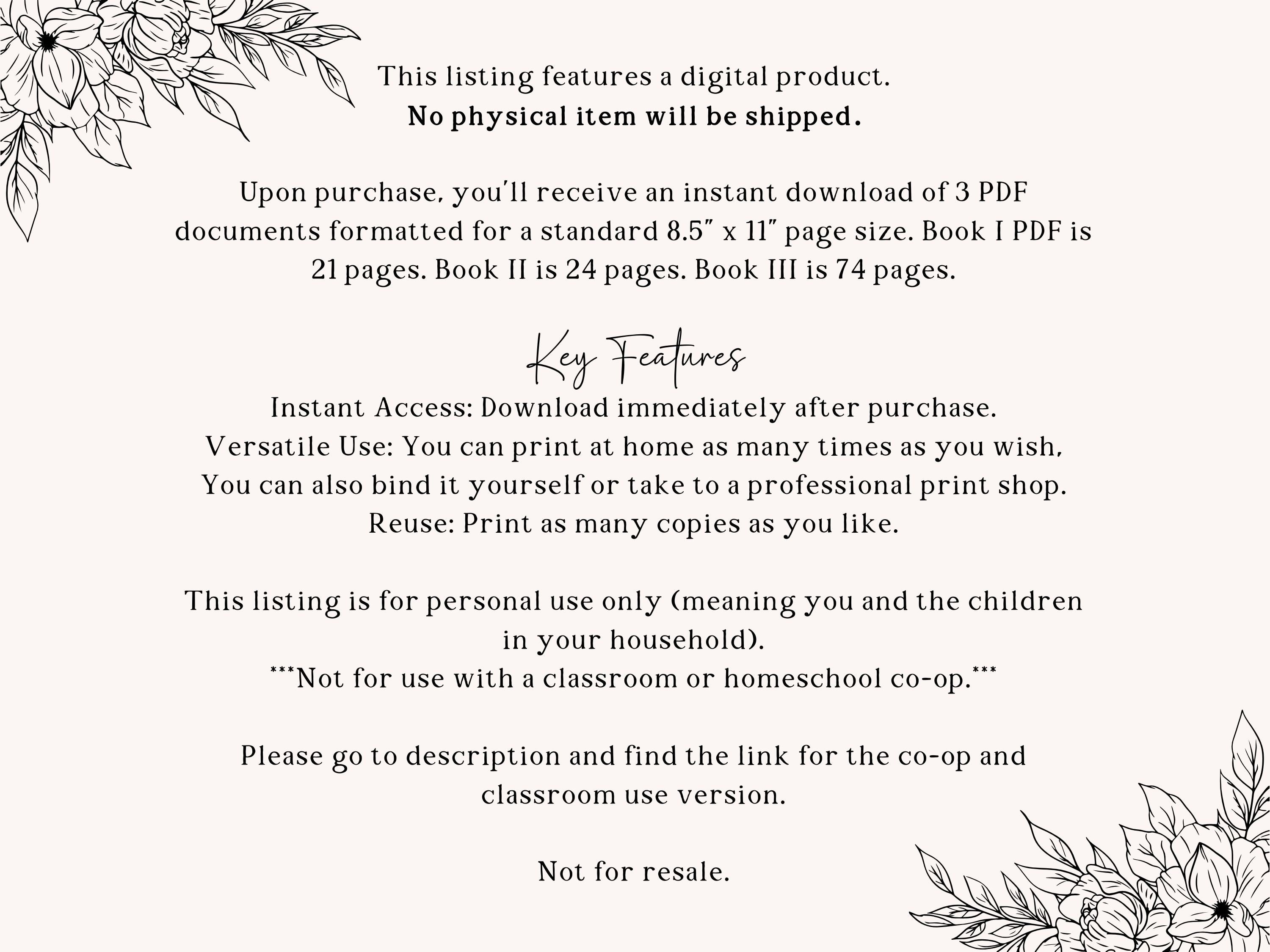 Handwriting Bundle for Kids Charlotte Mason Method Uppercase Lowercase ...