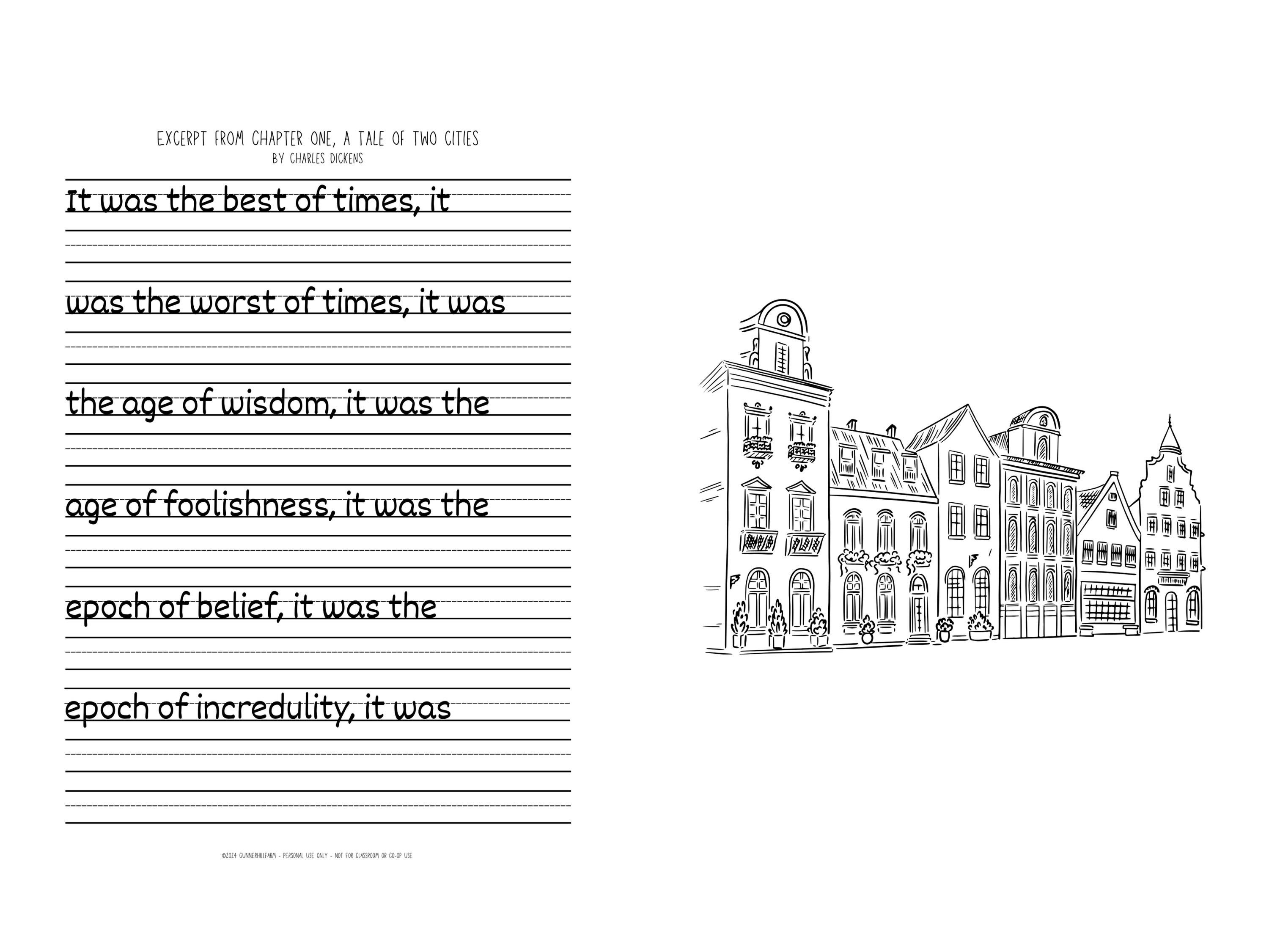 Handwriting Bundle for Kids Charlotte Mason Method Uppercase Lowercase ...