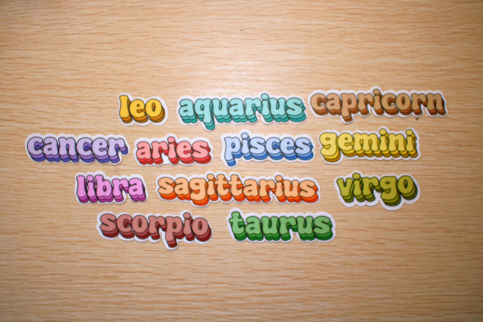 Cute Astrology Stickers || Zodiac Sign for Phone Case, Laptop ...