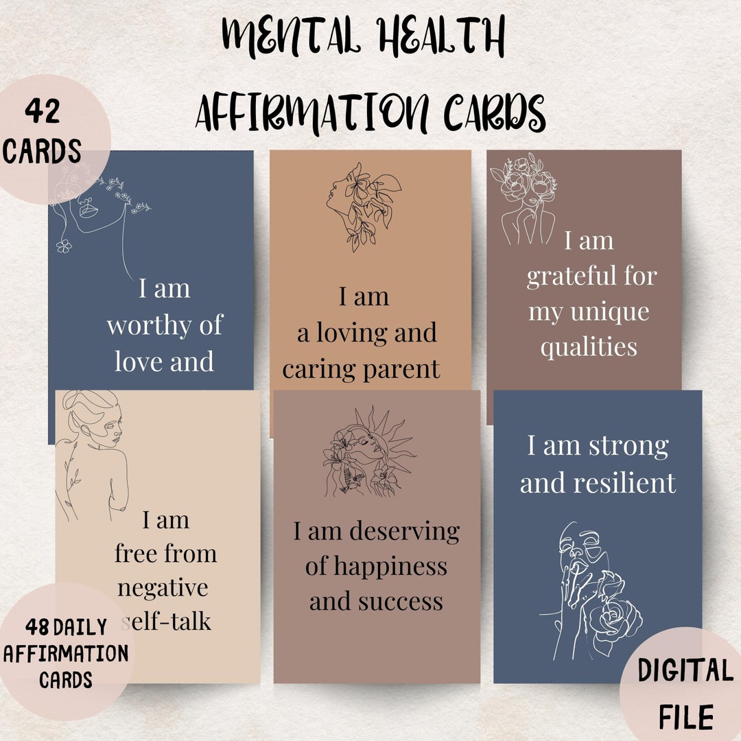 I Am Affirmation Cards - Positive Self-identity Quotes - Self ...