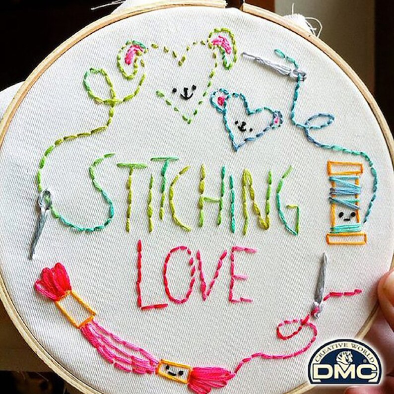 Genuine DMC Floss 501 Colors Complete Set, Mouline Embroidery Thread ...