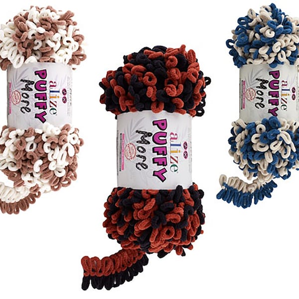 Alize Puffy Yarn - Etsy