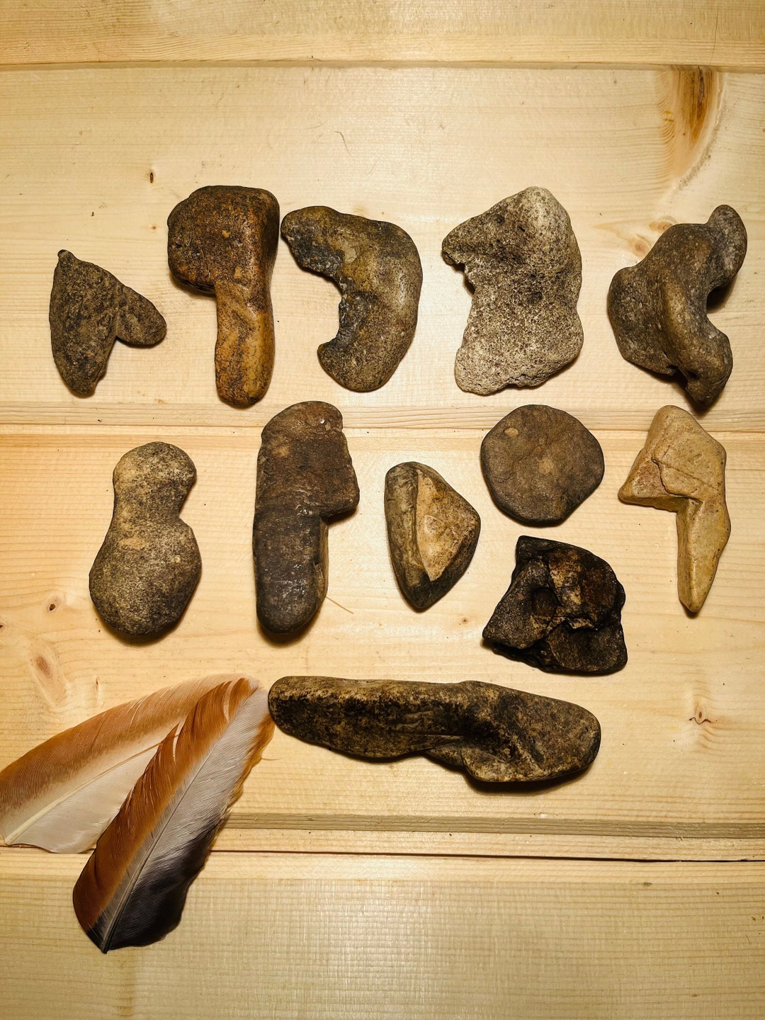 Native American Indian Stone Tools and Effigies.1700s - Etsy