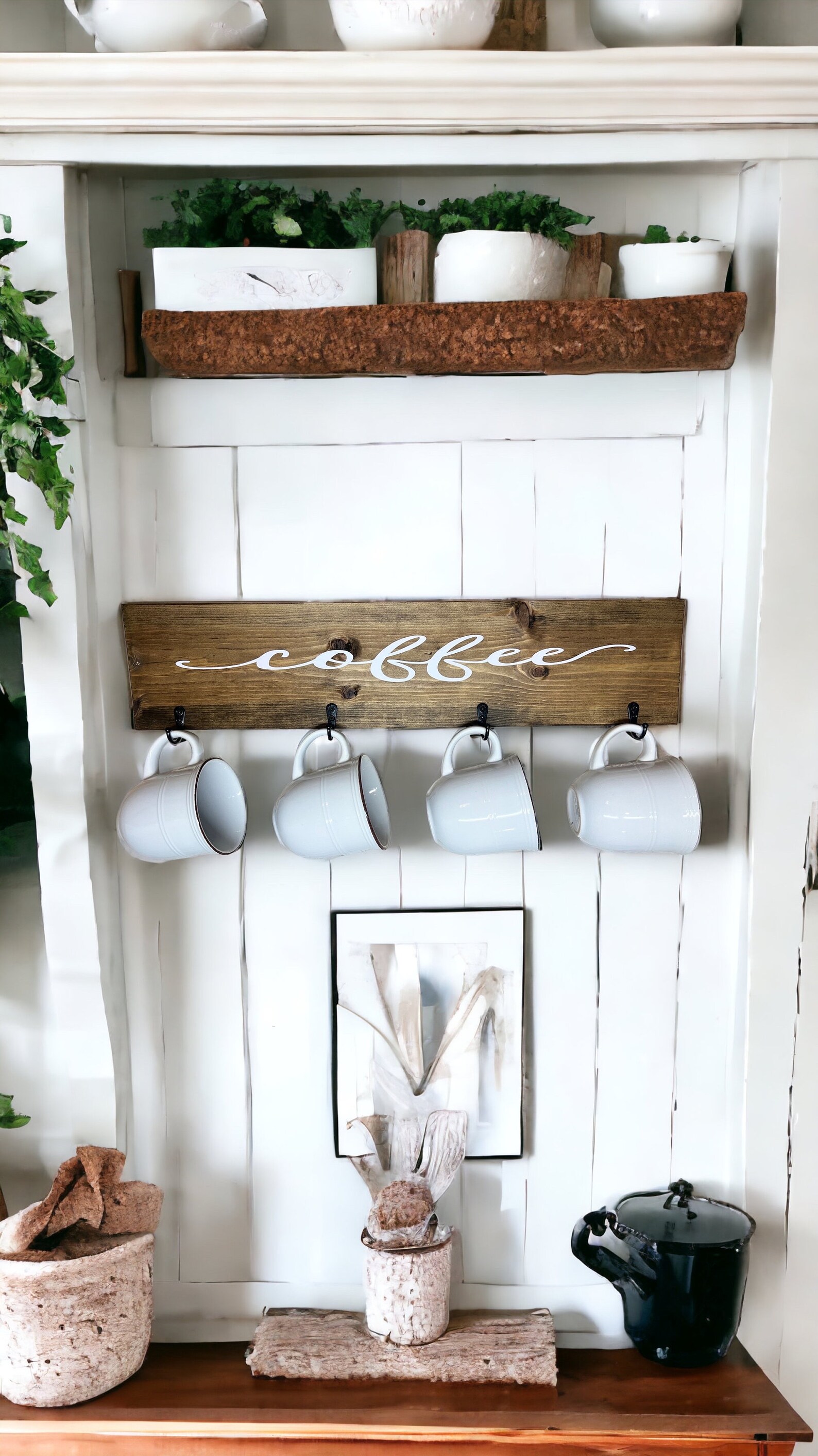 Coffee Cup Hanger Sign - Etsy