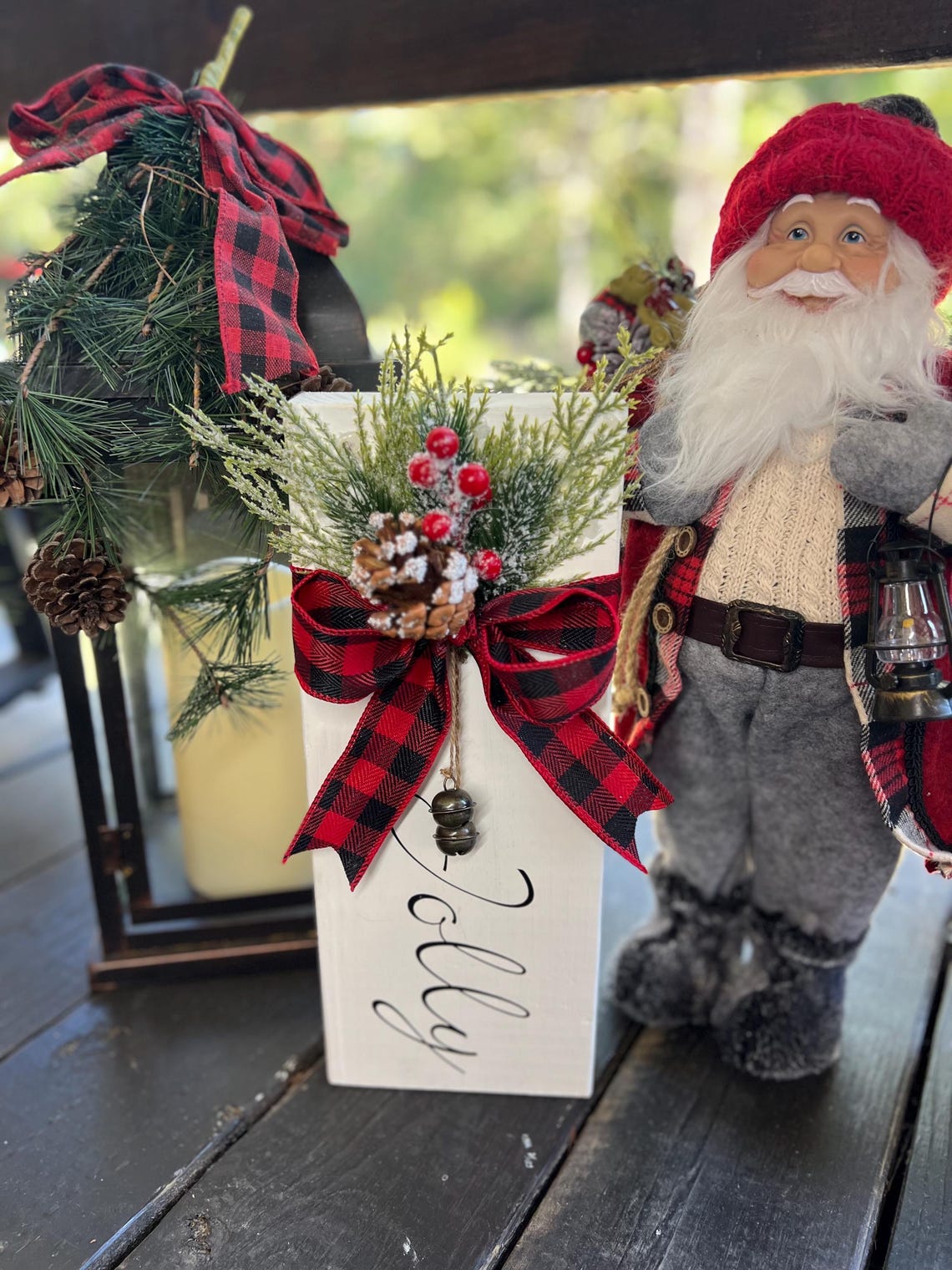 Wood Block Christmas Decor - Etsy