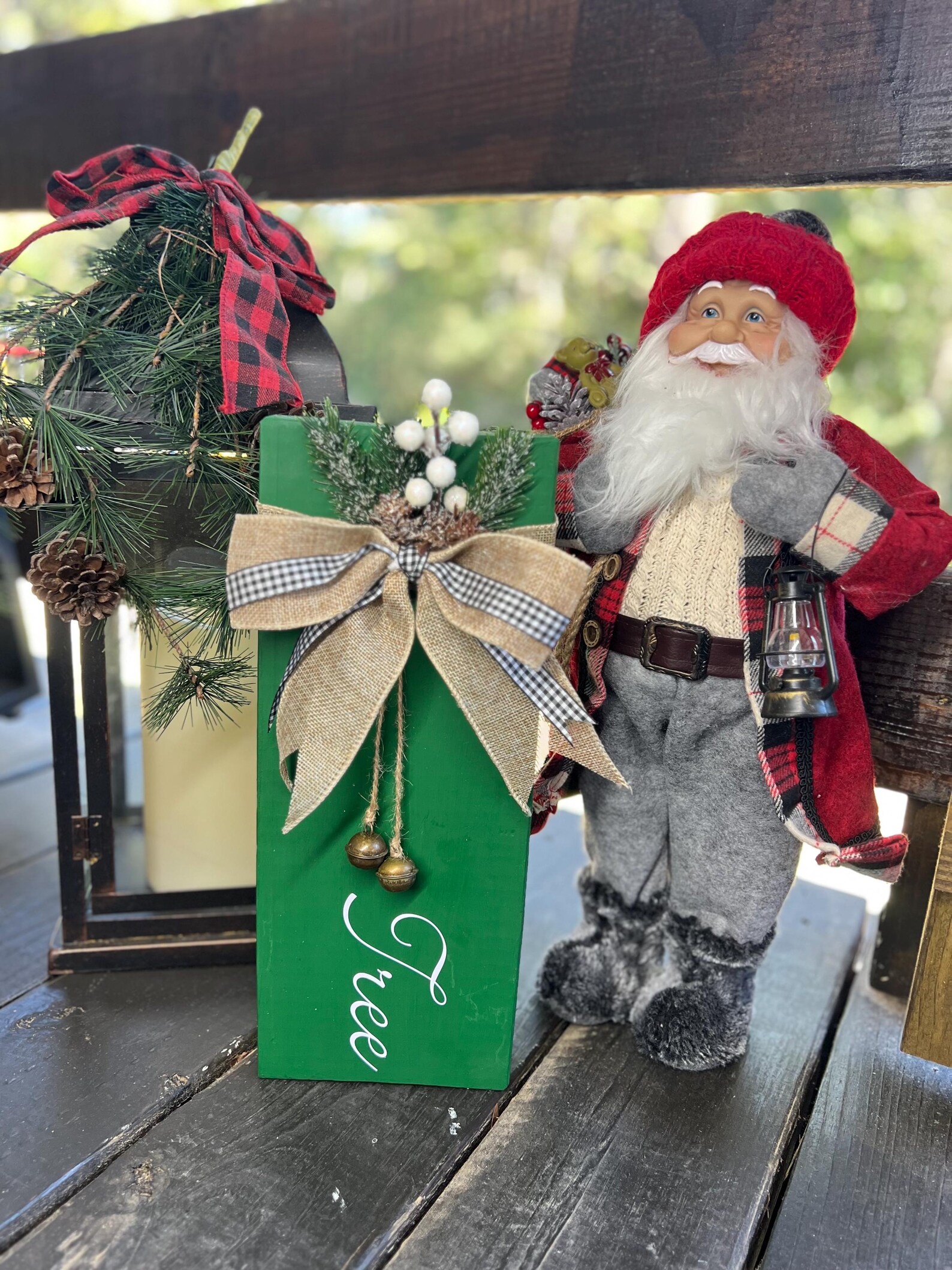 Wood Block Christmas Decor Farmhouse - Etsy