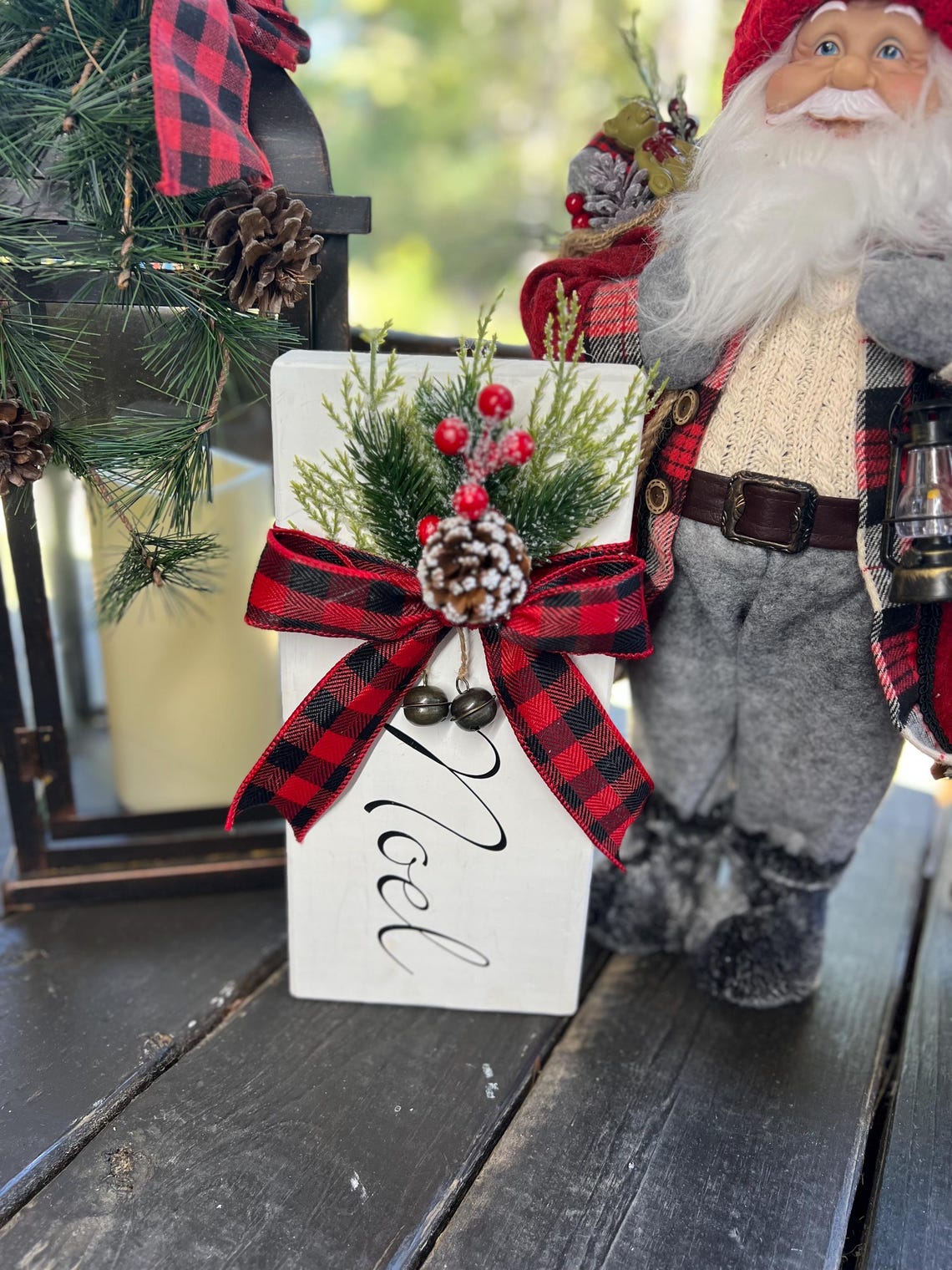 Wood Block Christmas Decor - Etsy