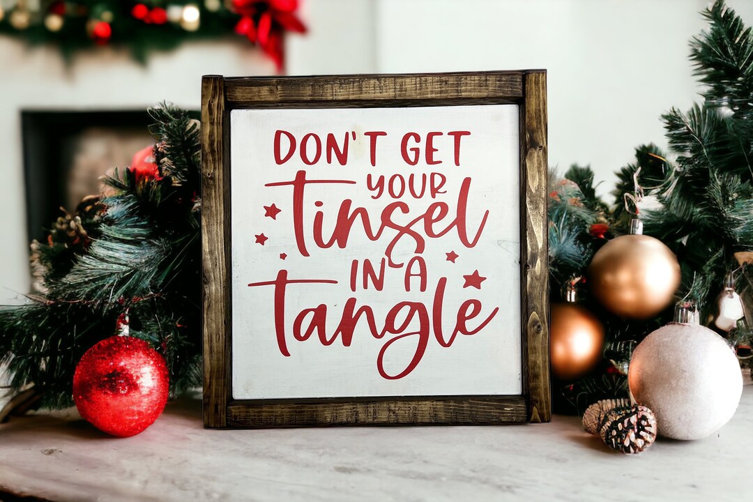 Wood Christmas Sign Decor Rustic Farmhouse Christmas - Etsy