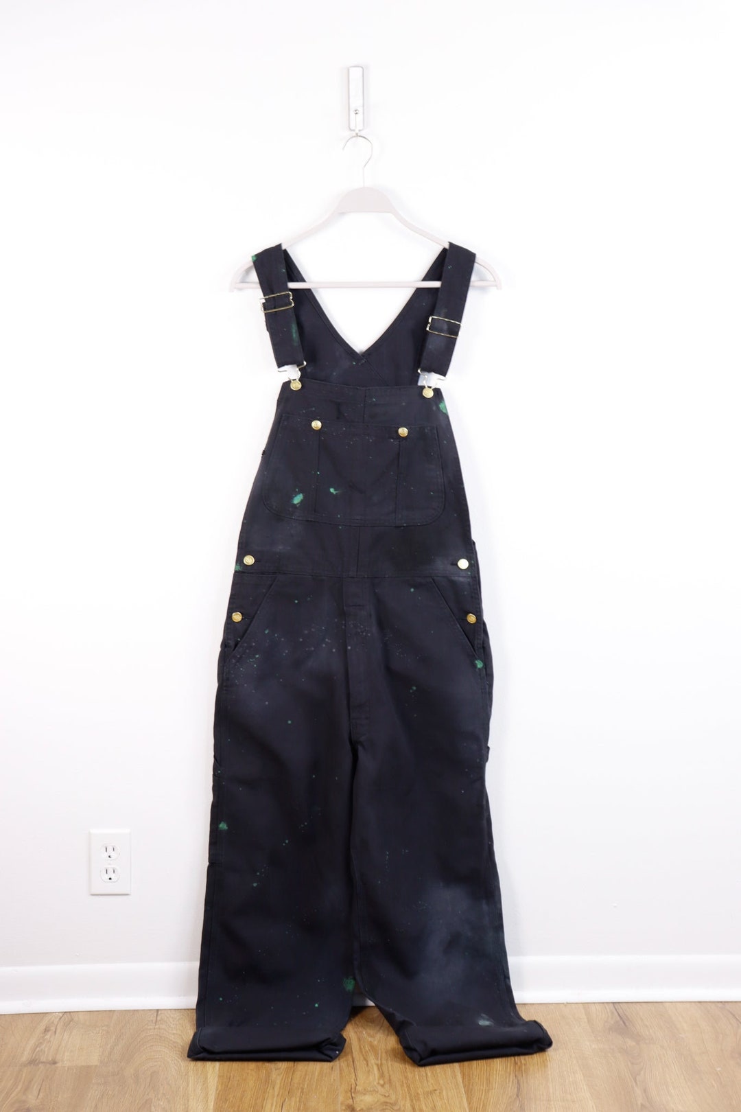 Runway Dickies Overalls With Paint Splatters MEDIUM/LARGE - Etsy