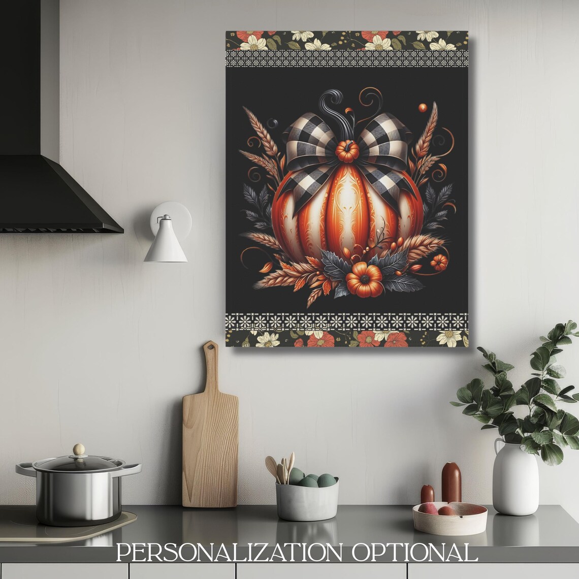 Personalized Pumpkin House Banner, Custom Fall Yard Sign, Autumn Decor ...