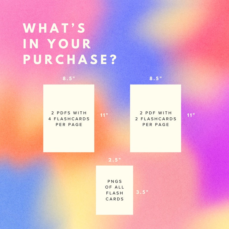 Printable Flash Cards for Kids Toddler Flash Cards for - Etsy