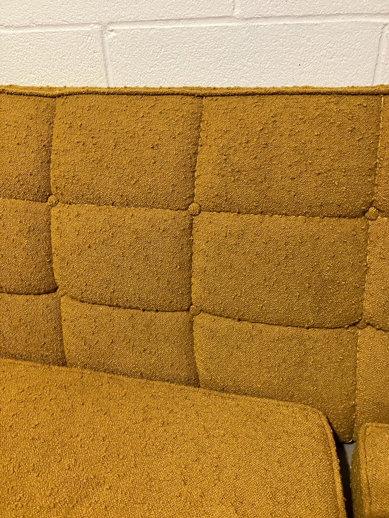 Vintage Midcentury 7.5' Yellow Rowe Sleep-or-sofa From the 1960s ...