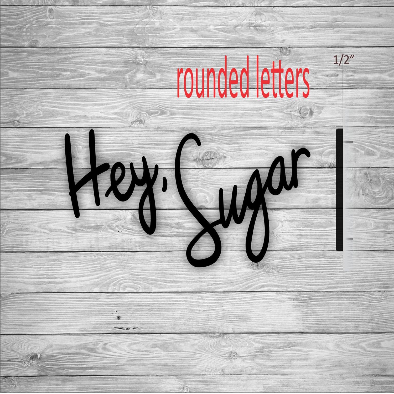 Text to Decorate Your Wall/custom Pvc Words/solid Letters/edges Rounded ...