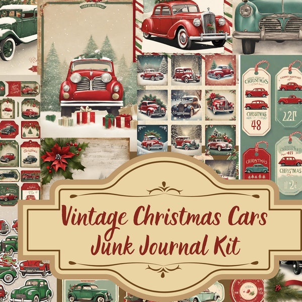 Junk Journal Kit 2024 Vision Board Kit Printable, Vision Board With ...