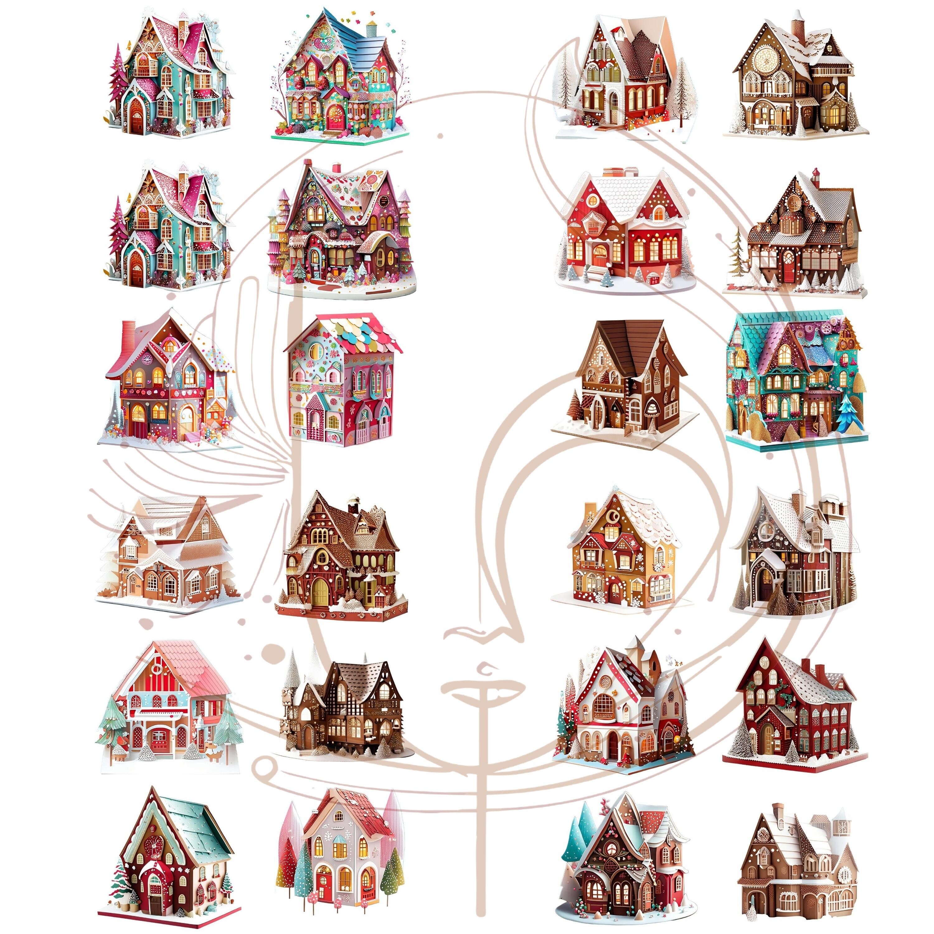 Junk Journal Kit Gingerbread House, Junk Journal Kit, Christmas, Kit ...