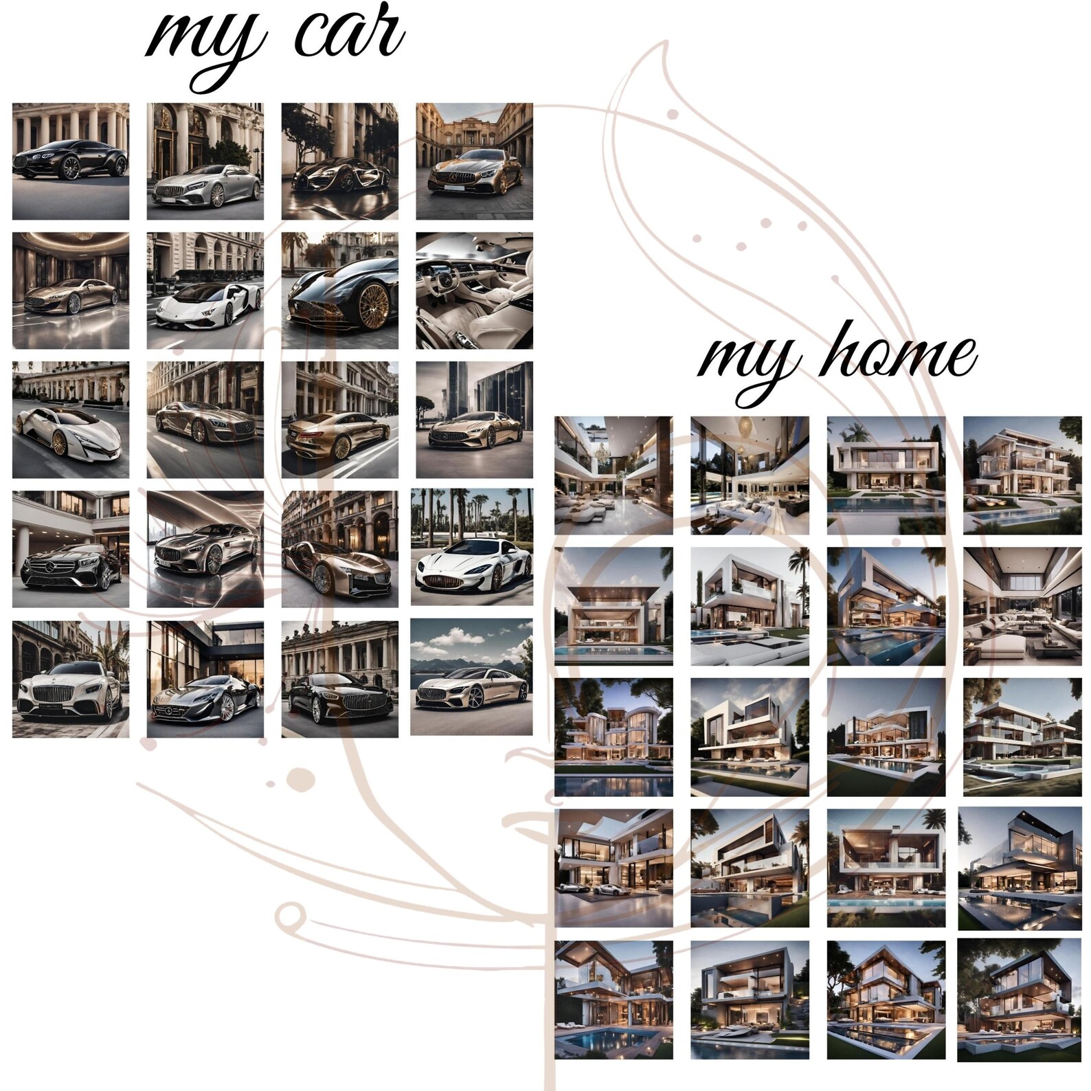 Junk Journal Kit 2024 Vision Board Kit Printable, Vision Board With ...