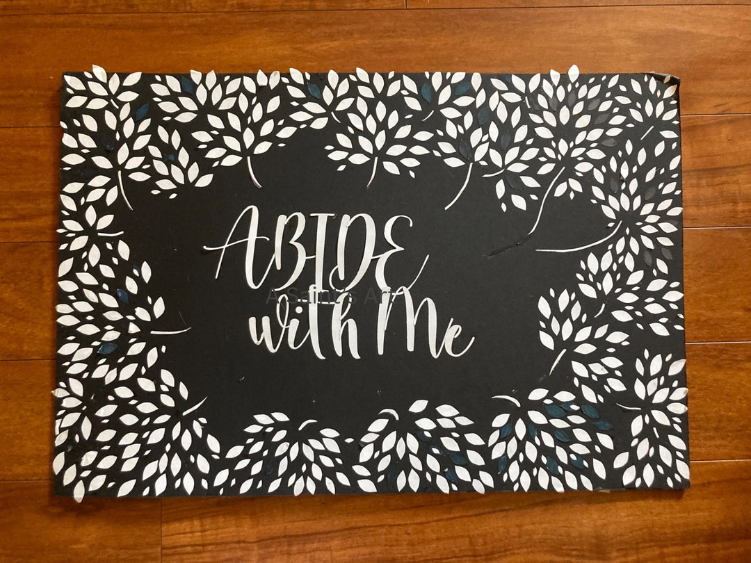 Abide With Me | Digital Art Download - 4077 by 2718 Pxl - Etsy