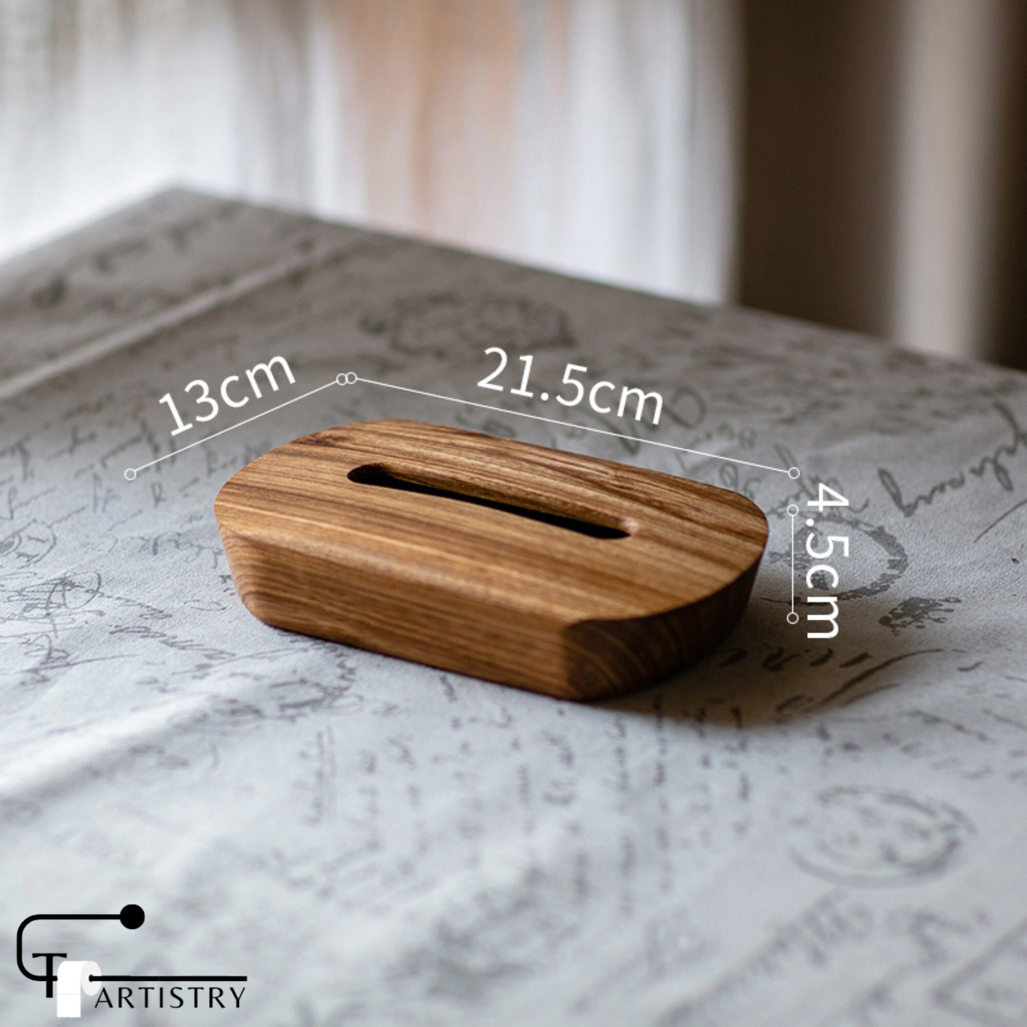 Solid Wood Tissue Box Cover, Wooden Box Art , Restroom Tissue Storage ...