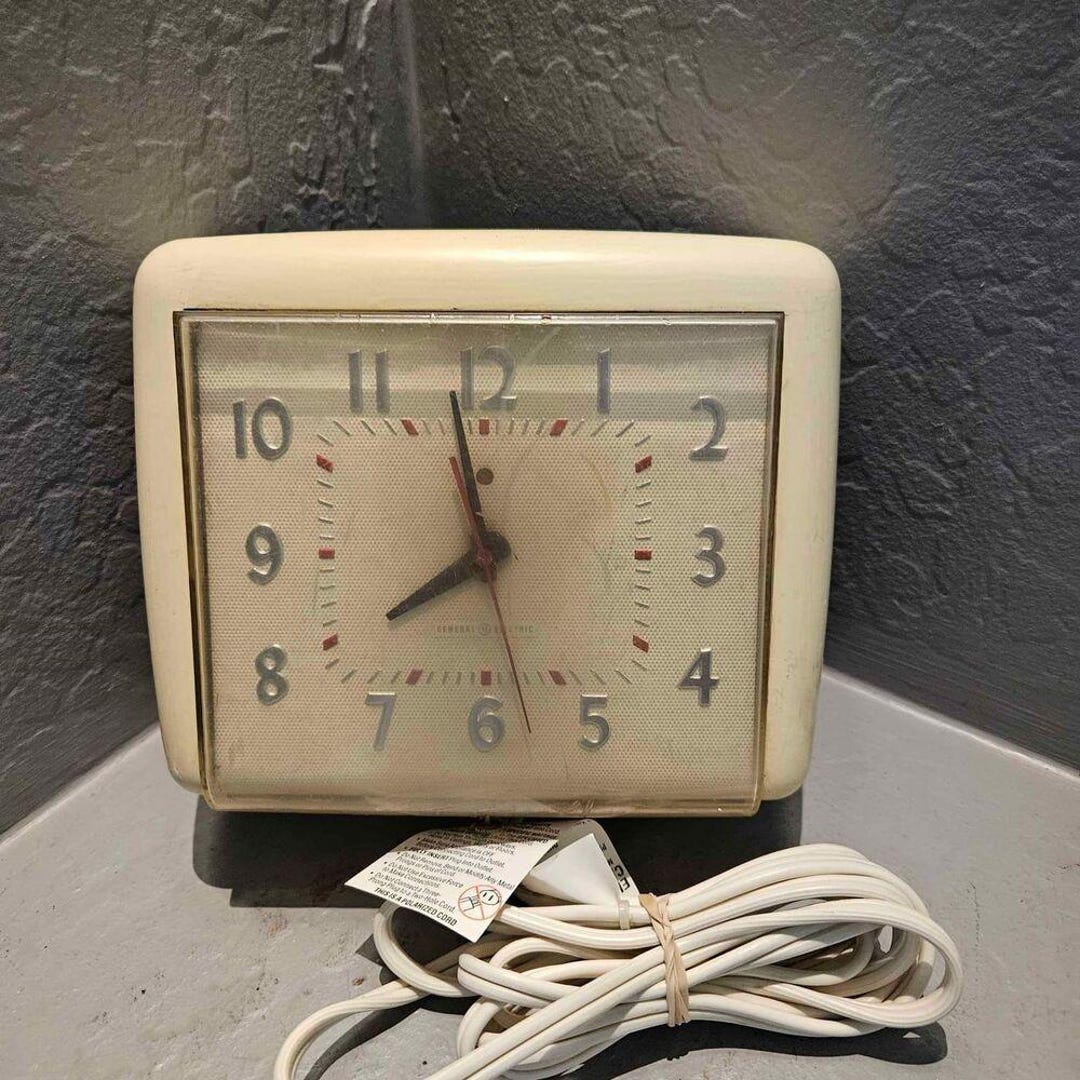 Vintage General Electric Plug in Clock Works MCM Model 2h32 - Etsy