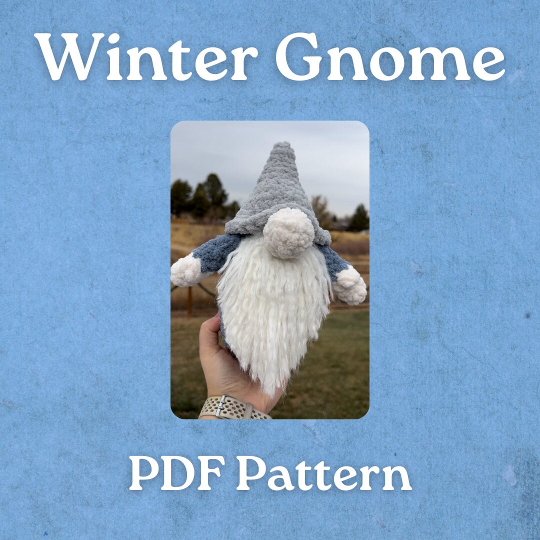 Winter Gnome PDF Pattern - Etsy