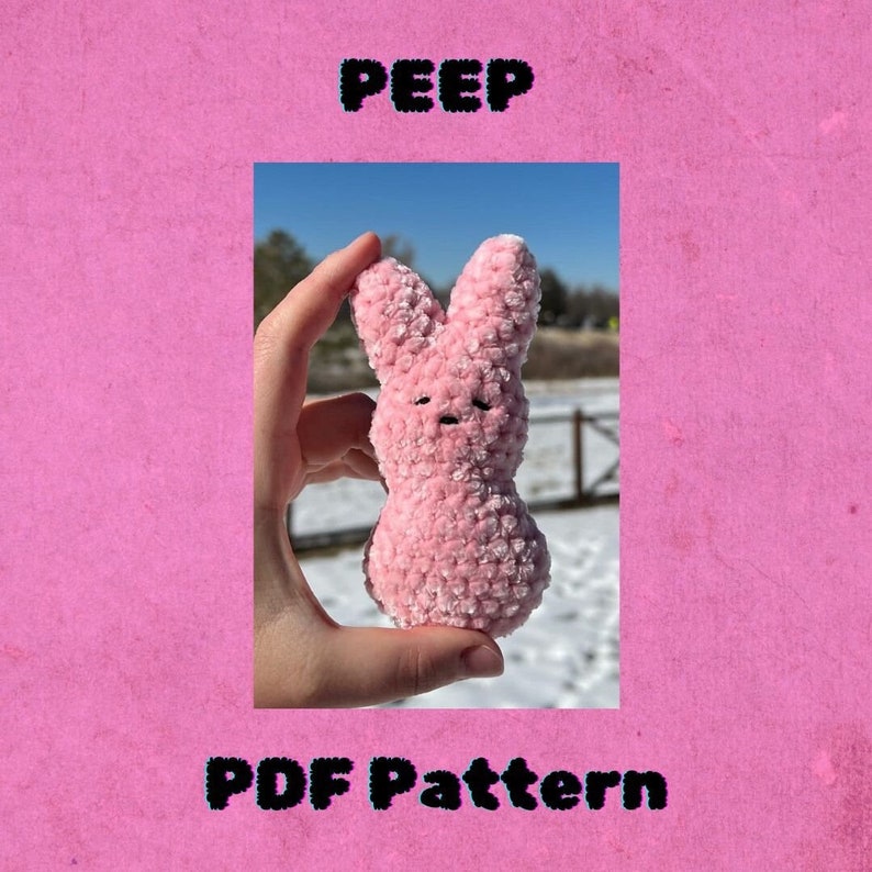 PDF Peep Pattern - Etsy